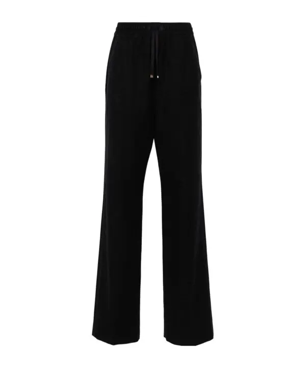 Moncler Straight Leg Drawstring Trousers - Dark Blue