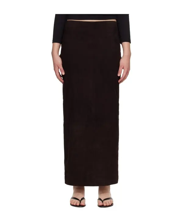 ST. AGNI Low-waisted Skirt - Black