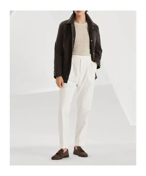 Brunello Cucinelli High-neck Long-sleeved Jacket