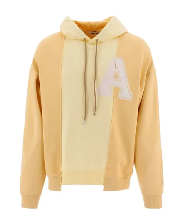 AMBUSH Logo Embroidered Varsity Hoodie - Nude