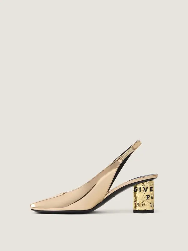 Givenchy Tape Slingback Pumps - Gold