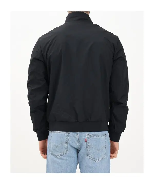 EA7 Logo Print Blouson Jacket