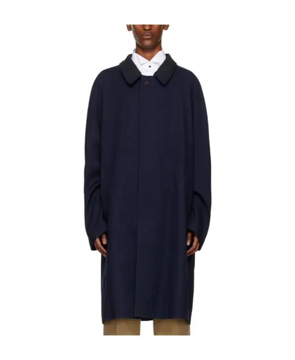 MAISON MARGIELA Four-stitch Detailed Long Coat