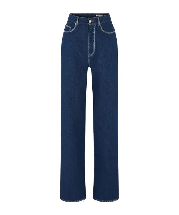 Nina Ricci Relaxed Boyfriend Jeans - Blue