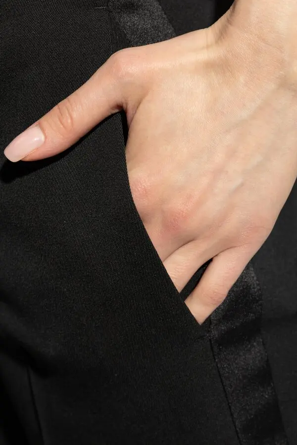 J.W.ANDERSON Jw Anderson Tuxedo Trousers - Black