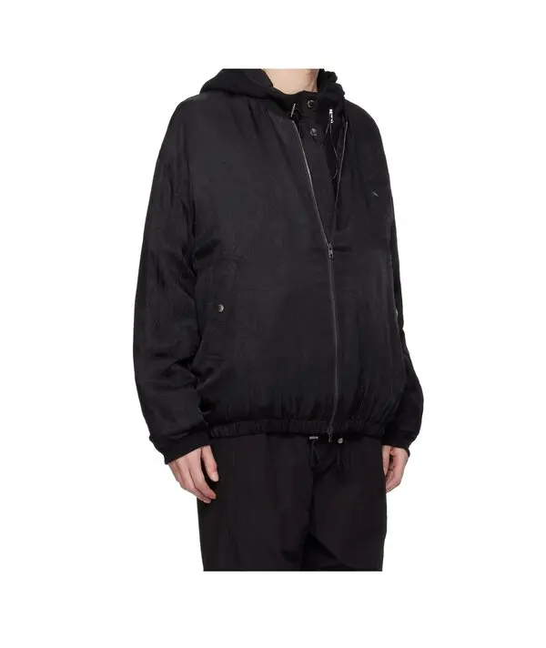 WOOYOUNGMI Crinkled Taffeta Bomber Jacket