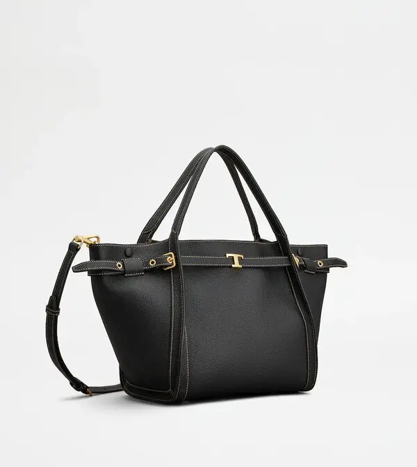 TOD'S Timeless Small Tote Bag - Black