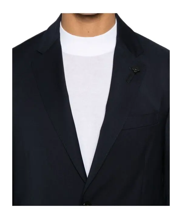 LARDINI Single-breasted Two-piece Suit - Black