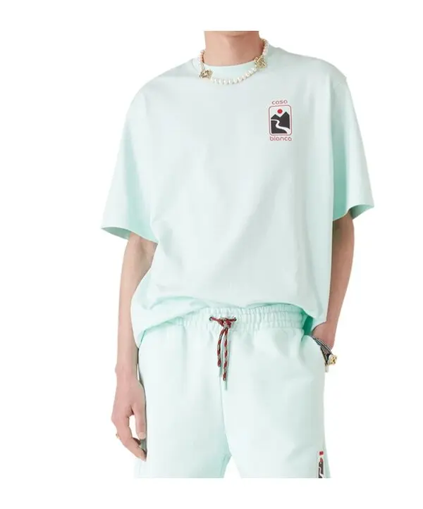 Casablanca Sunset Valley T-shirt - Green
