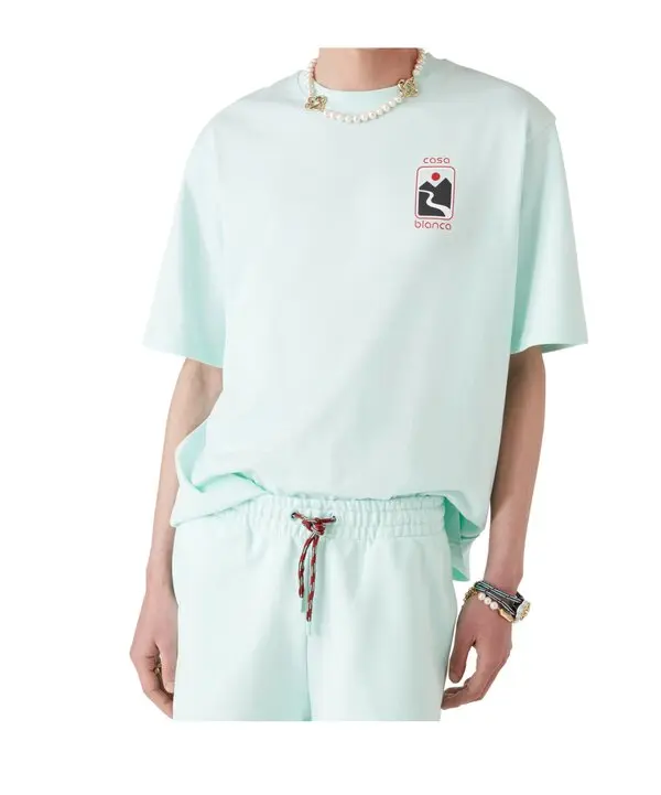 Casablanca Sunset Valley T-shirt - Green
