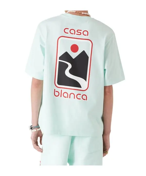 Casablanca Sunset Valley T-shirt - Green