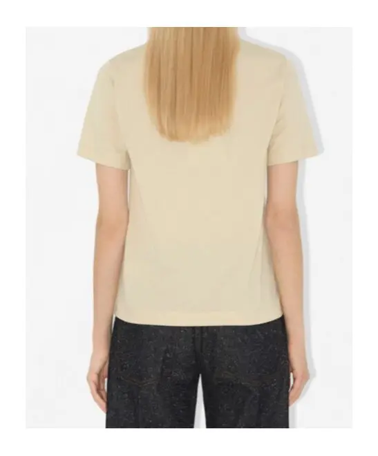Burberry Vintage Check Patch Crewneck T-shirt - Nutmeg