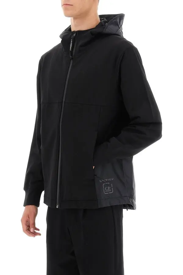 C.P. COMPANY Panelled Zip-up Hooded Jacket