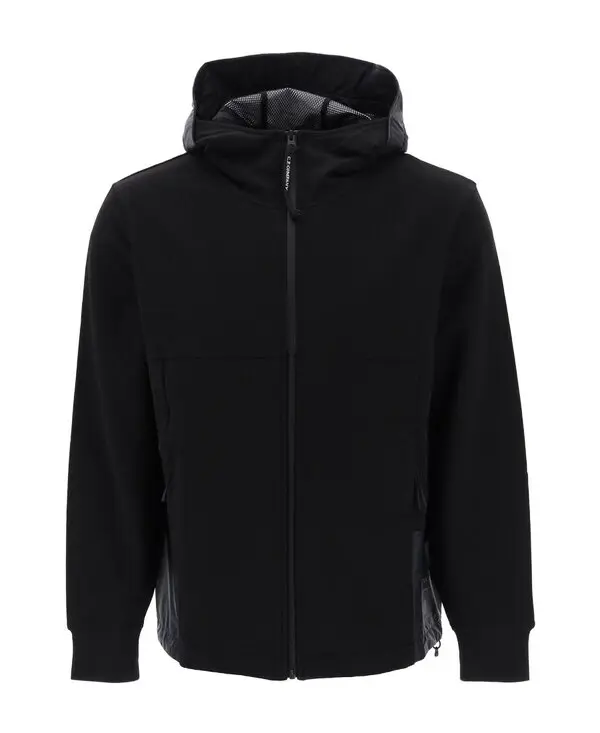 C.P. COMPANY Panelled Zip-up Hooded Jacket