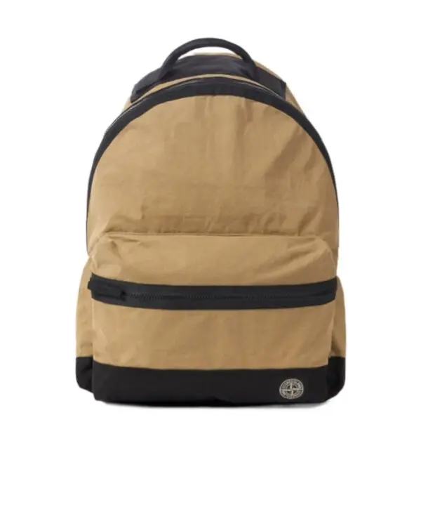 Stone Island Double Coated Backpack - Military Green