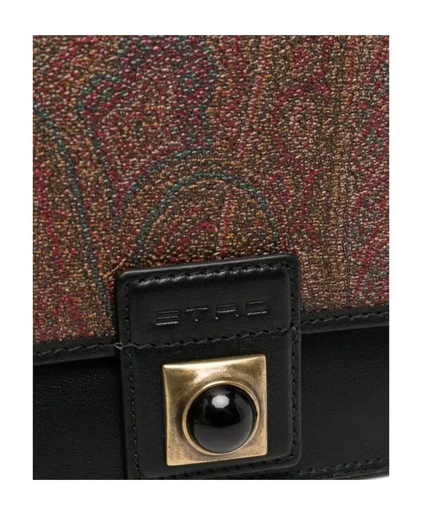 Etro Paisley-print Coated Crossbody Bag