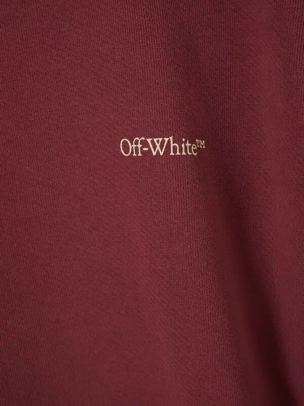 Off-White Logo-print Crew-neck Sweatshirt