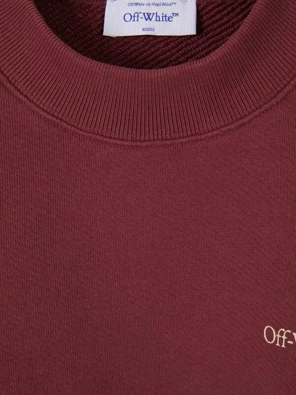 Off-White Logo-print Crew-neck Sweatshirt