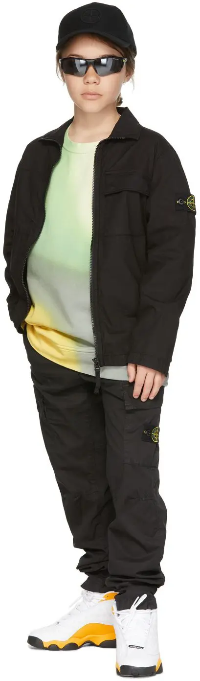 Stone Island Long-sleeved Zip Jacket With Logo