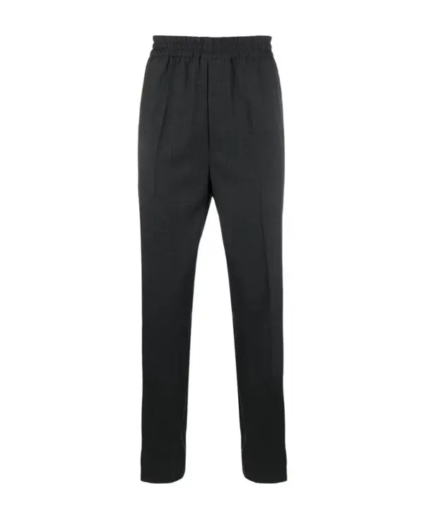Isabel Marant Étoile Elasticated Waistband Straight-leg Trousers - Black