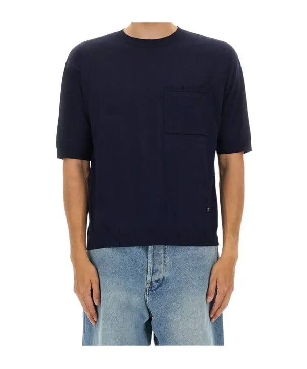 Moschino Short-sleeved Knitted Jumper - Black
