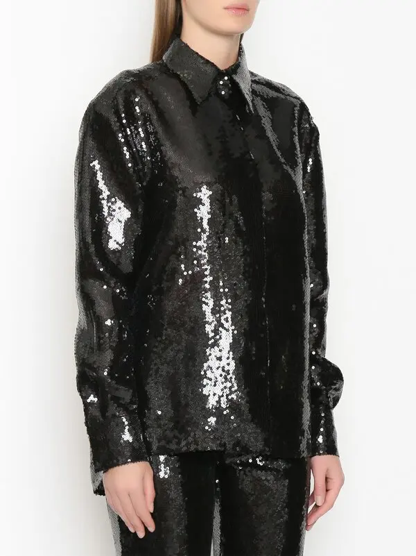 Alberta Ferretti Sequined Shirt