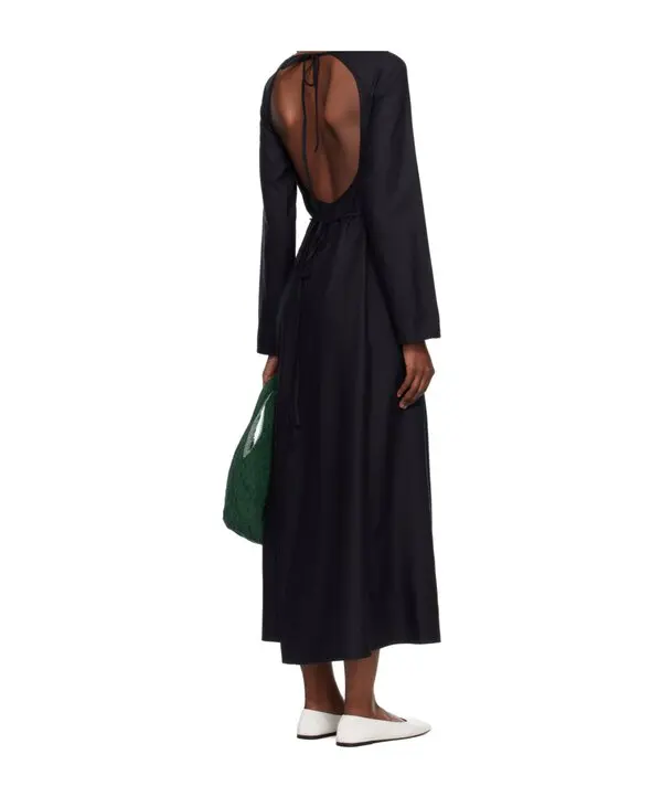 BASERANGE Long-sleeved Apron-style Dress
