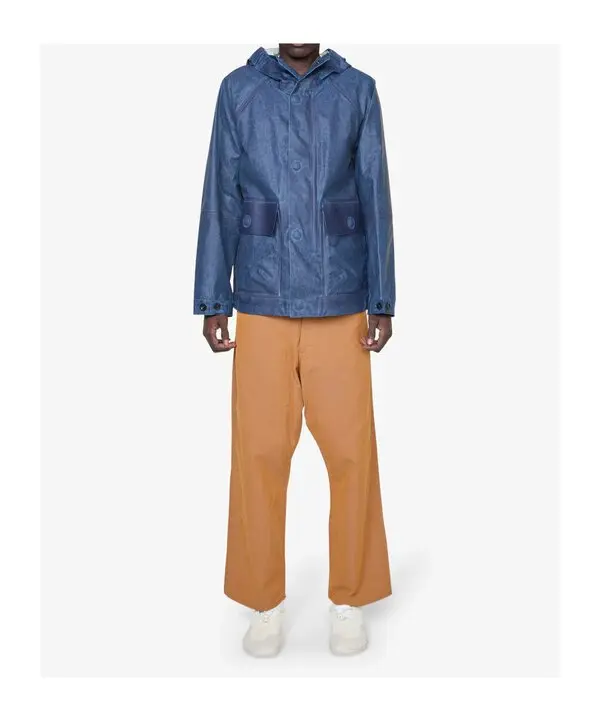 C.P. COMPANY Long-sleeved Hooded Jacket - Blue