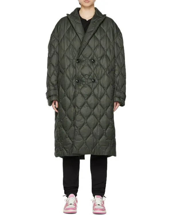 Amiri Double-breasted Quilted Coat