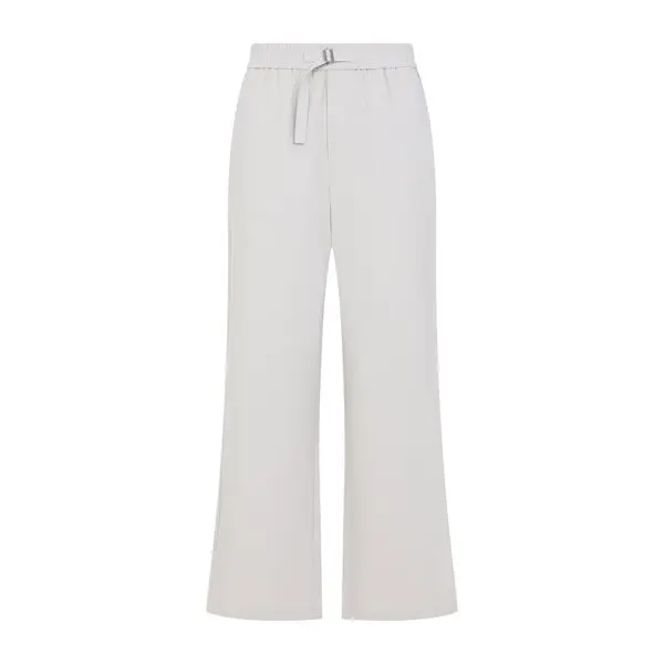 AMI Paris Logo Plaque Straight Leg Trousers