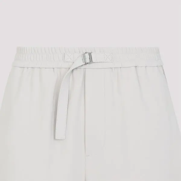 AMI Paris Logo Plaque Straight Leg Trousers