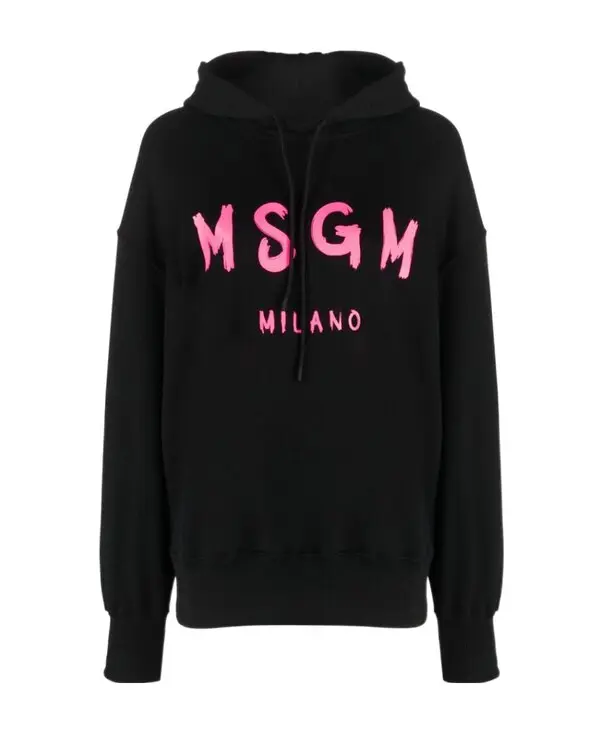 MSGM Logo Print Hoodie