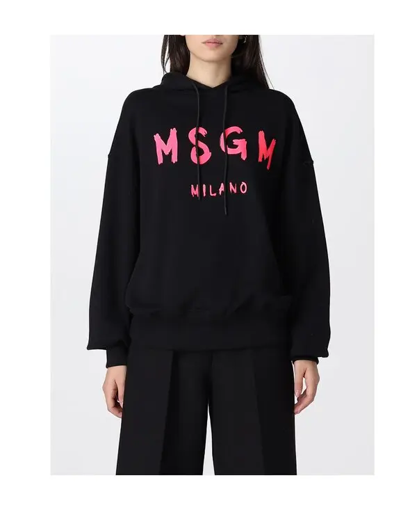 MSGM Logo Print Hoodie