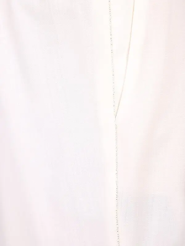 Fabiana Filippi Pleated Tapered Drawstring Trousers