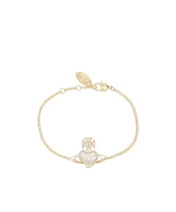 VIVIENNE WESTWOOD Orb Embellished Bracelet - Yellow