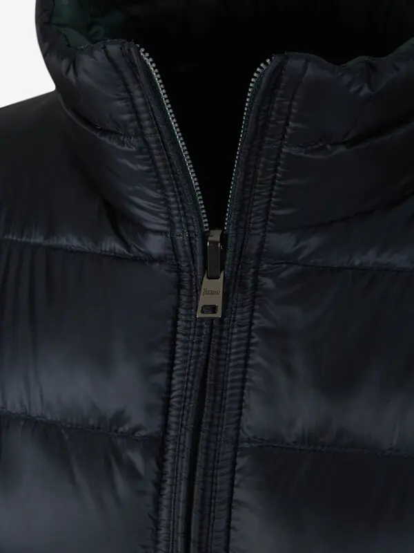 Herno Reversible Quilted Padded Vest - Green