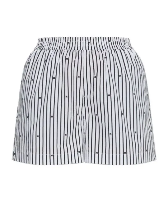 ROTATE BY BIRGER CHRISTENSEN Striped Shorts - White