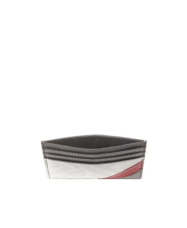 Fendi Grey Fabric Card Holder