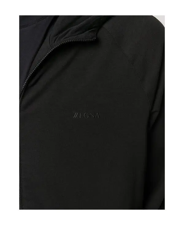 Zegna Hooded Zip-up Sweatshirt
