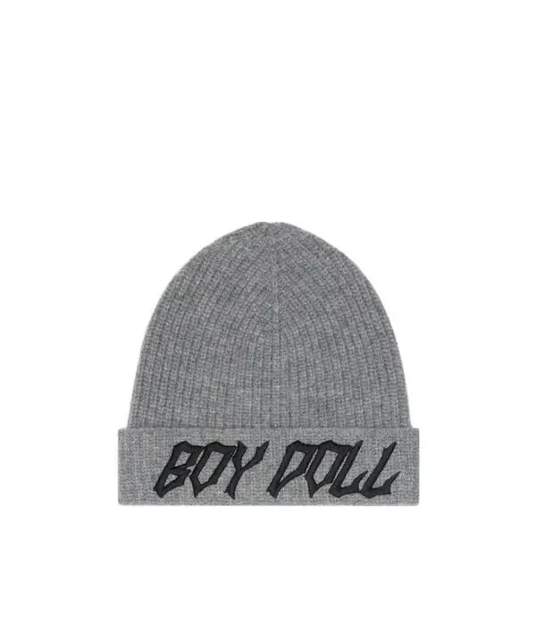 Celine Logo Beanie - Gray