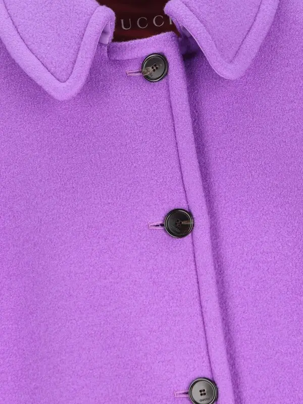 Gucci Collared Button-up Coat