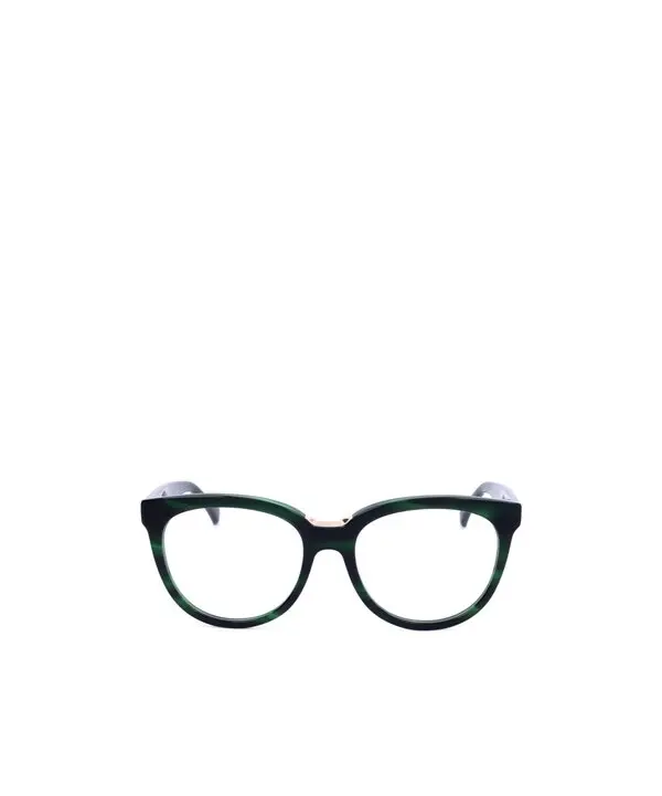 Max Mara Round Frame Eyeglasses - Black