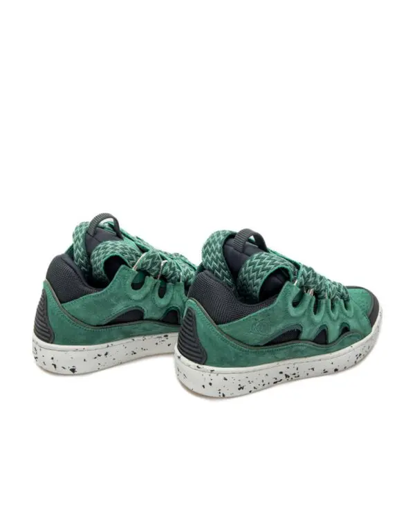 LANVIN Curb Lace-up Sneakers - Green