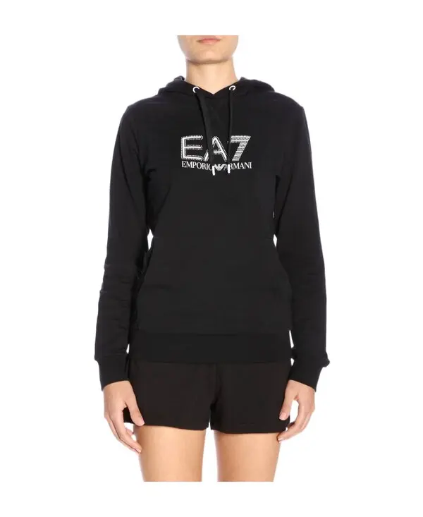 EA7 Logo Hooded Sweater