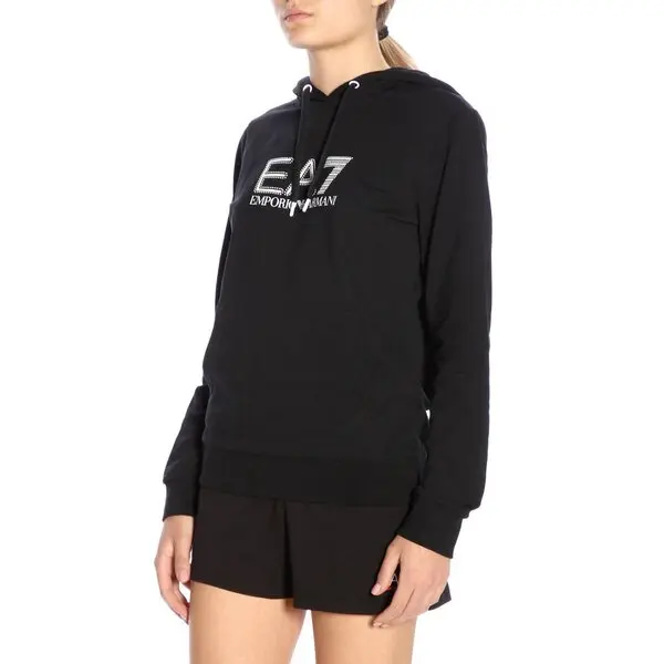 EA7 Logo Hooded Sweater