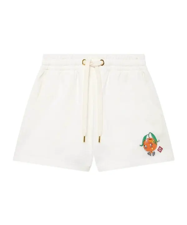 Casablanca Graphic Sweatshorts - White