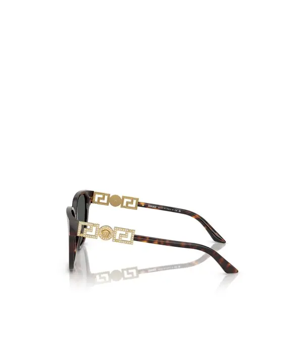 Versace Greca Strass Butterfly-frame Sunglasses
