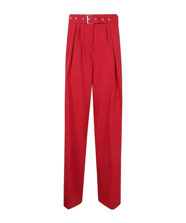 Dries Van Noten Belted Pleated Casual Pants