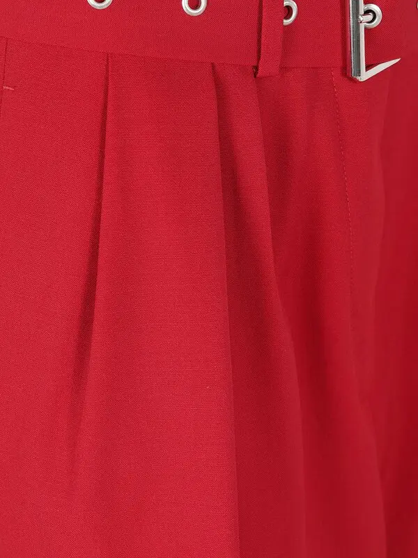 Dries Van Noten Belted Pleated Casual Pants