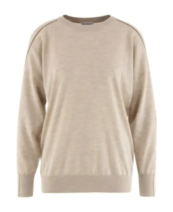Brunello Cucinelli Cut-out Detail Sweatshirt - Gobi